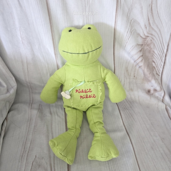 Pottery Barn Kids | Toys | Pottery Barn Kids Cloth Frog Plush Stuffed ...